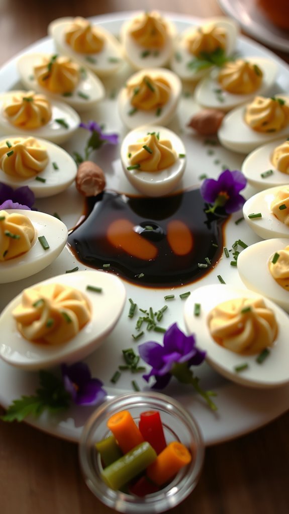 Classic Thanksgiving Deviled Eggs With Fresh Herbs