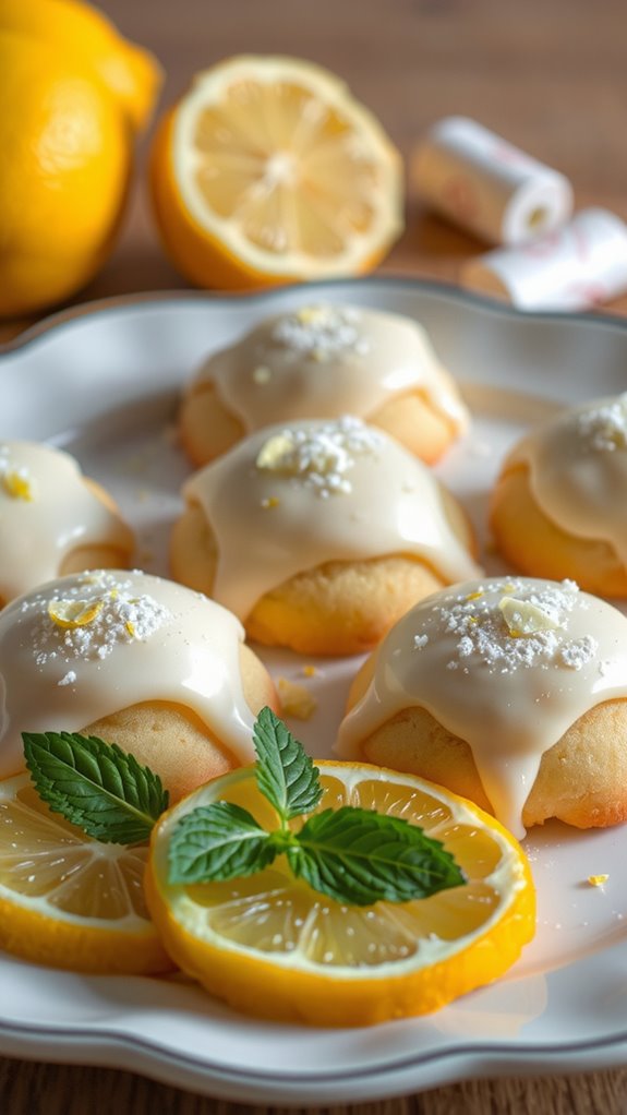 White Chocolate Lemon Christmas Cookies That Melt in Your Mouth