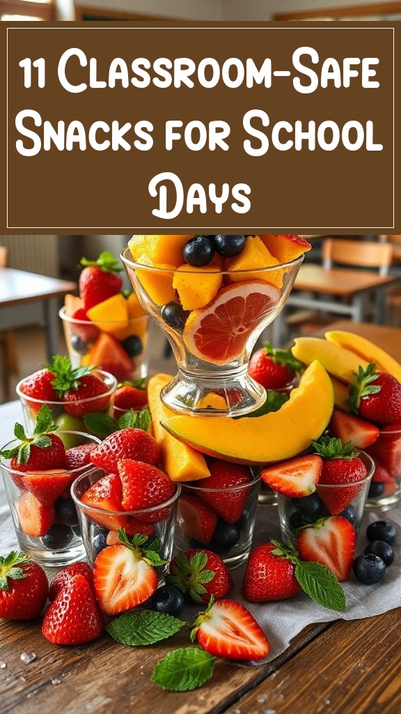 11 Classroom-Safe Snacks for School Days