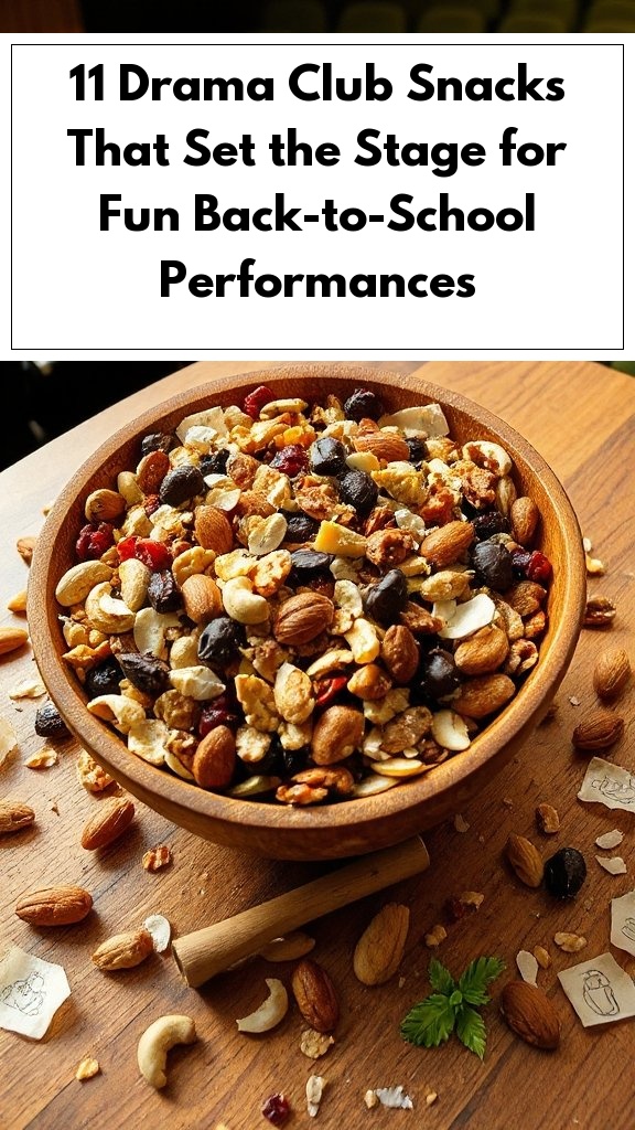 11 Drama Club Snacks That Set the Stage for Fun Back-to-School Performances