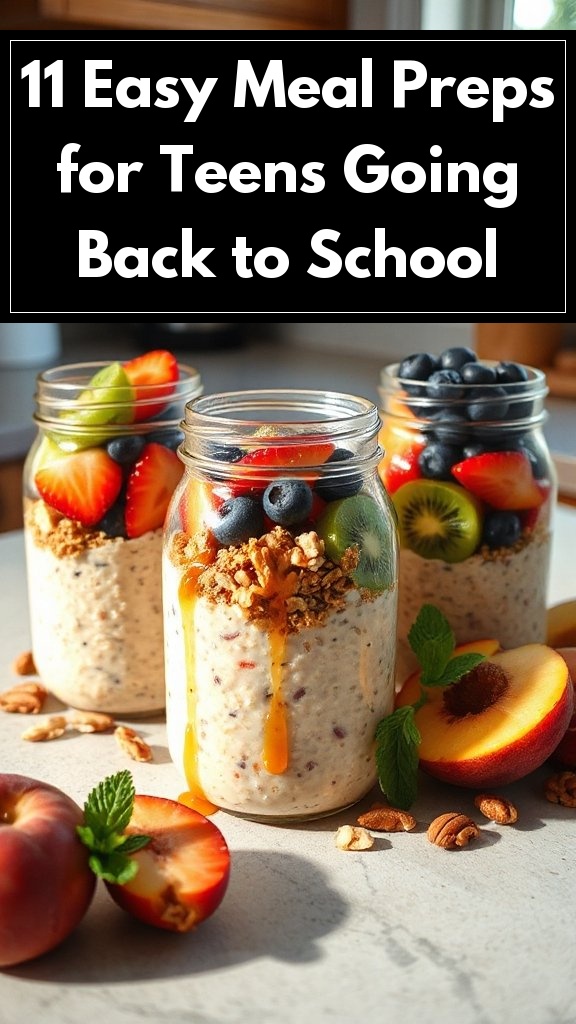 11 Easy Meal Preps for Teens Going Back to School
