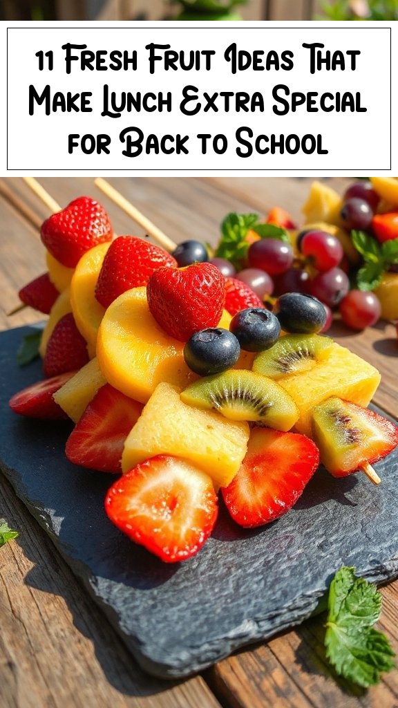 11 Fresh Fruit Ideas That Make Lunch Extra Special for Back to School