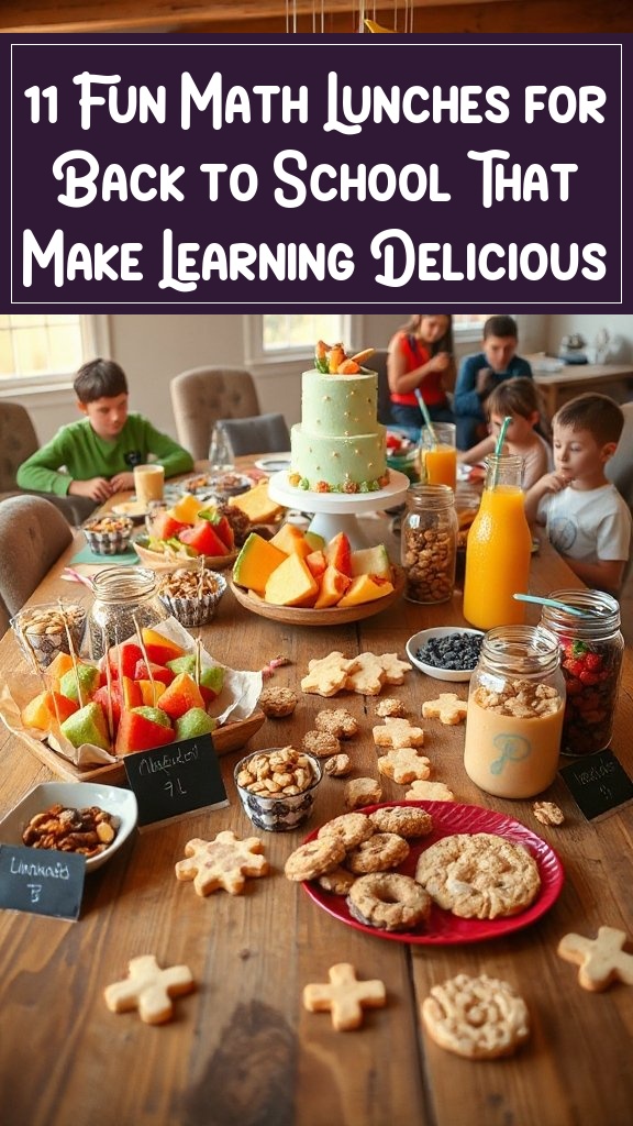 11 Fun Math Lunches for Back to School That Make Learning Delicious