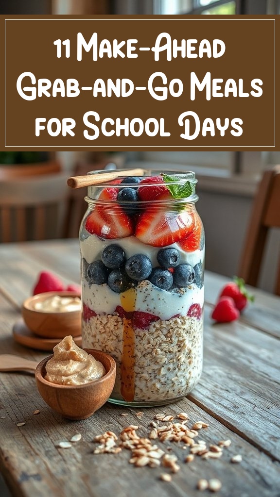 11 Make-Ahead Grab-and-Go Meals for School Days
