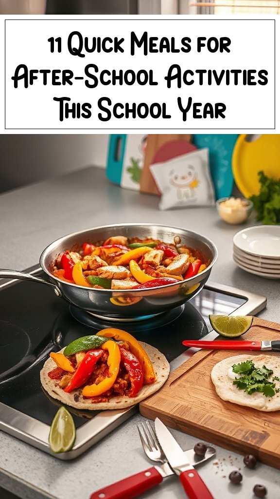 11 Quick Meals for After-School Activities This School Year