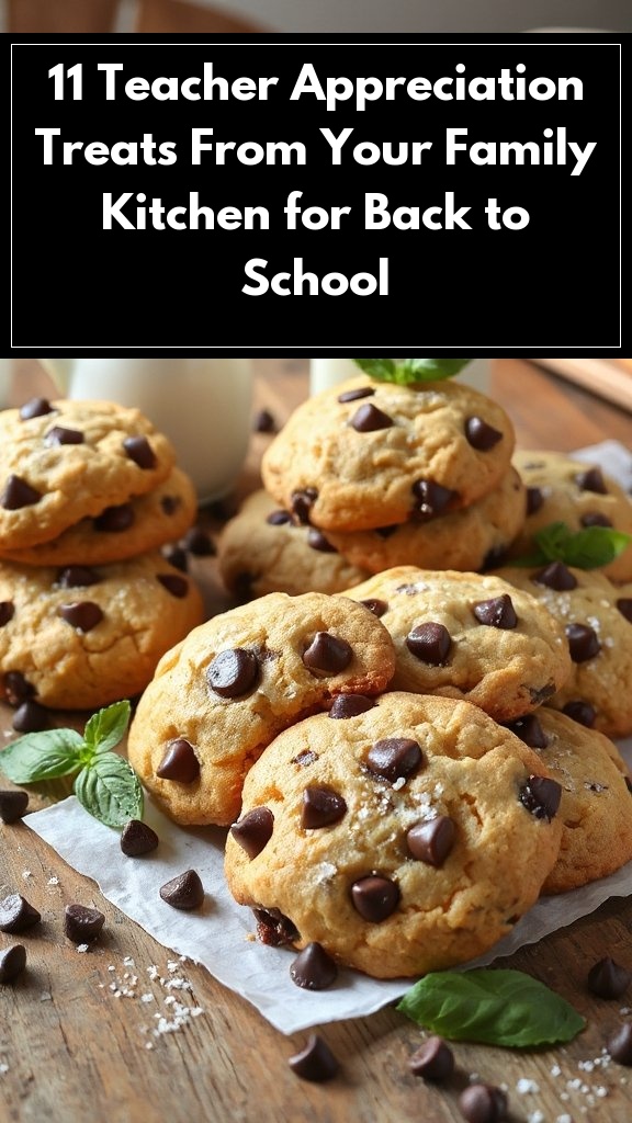 11 Teacher Appreciation Treats From Your Family Kitchen for Back to School