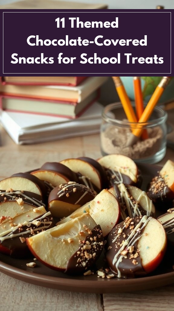 11 Themed Chocolate-Covered Snacks for School Treats