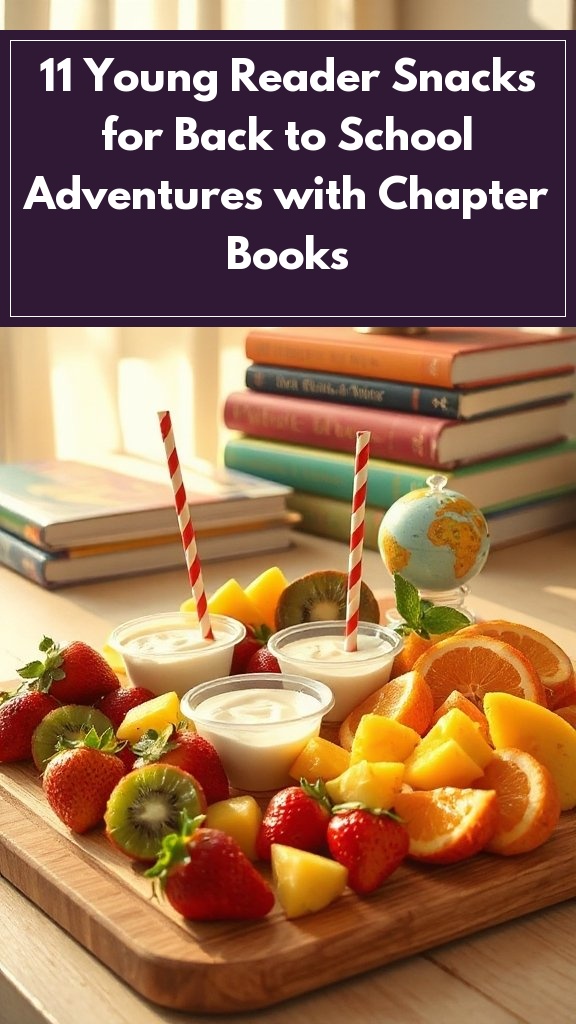 11 Young Reader Snacks for Back to School Adventures with Chapter Books