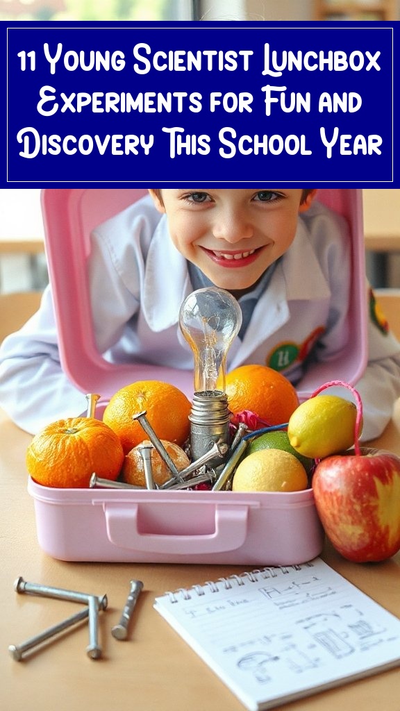 11 Young Scientist Lunchbox Experiments for Fun and Discovery This ...